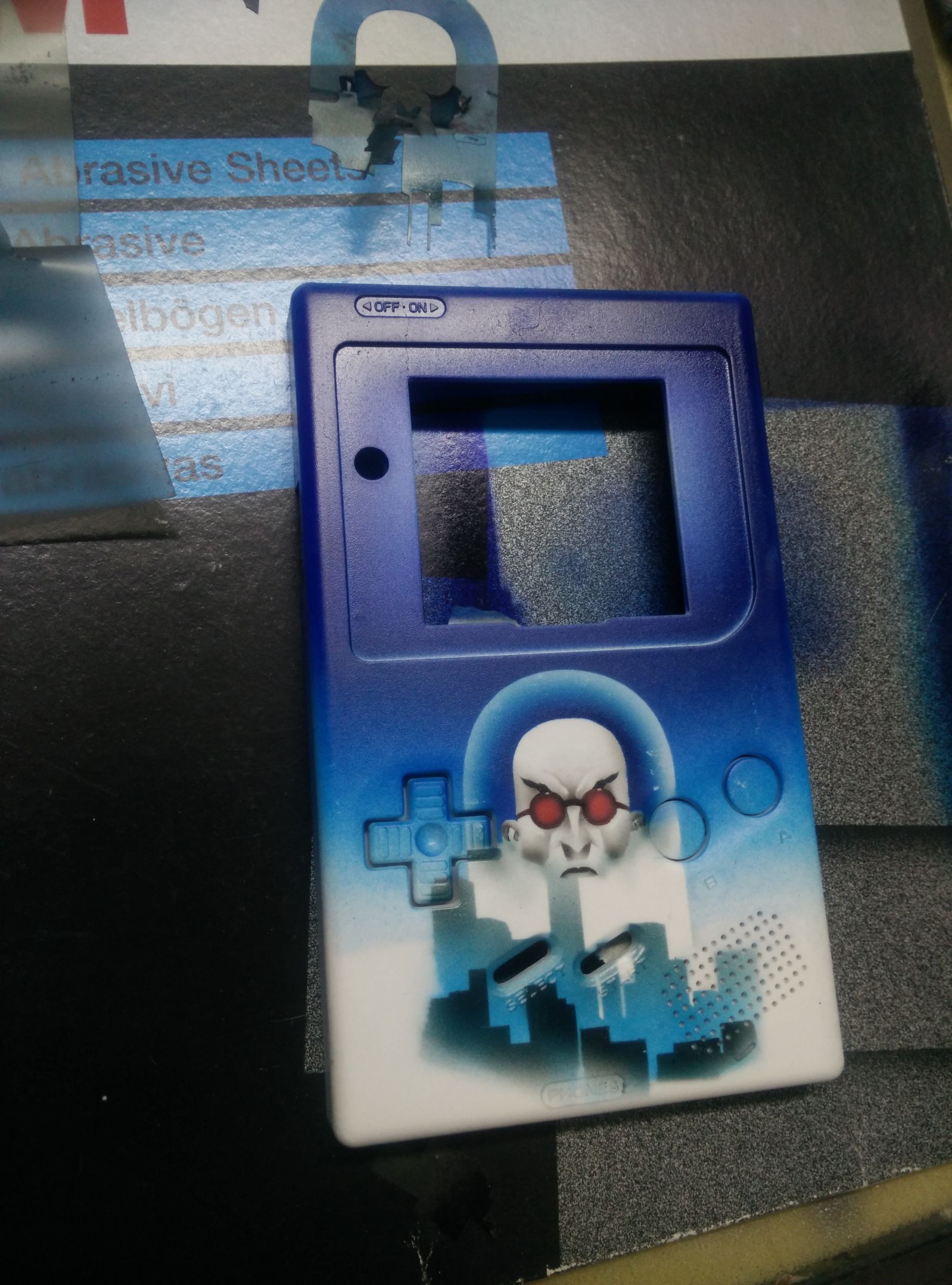 Game Boy custom Batman The Animated Series by Anark Grafik - Gangeek Style
