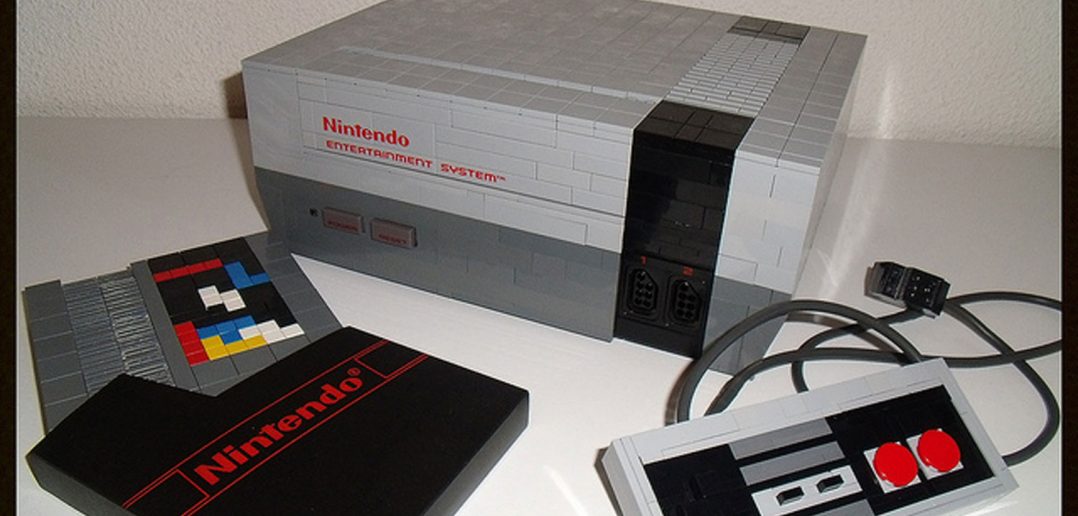 La Nintendo Nes en Lego d'Old School Brick - Gangeek Style