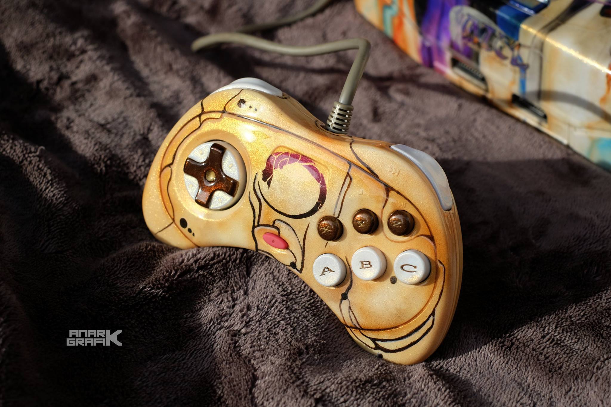 Sega Saturn custom Panzer Dragoon Saga by Anark Grafik - Gangeek Style