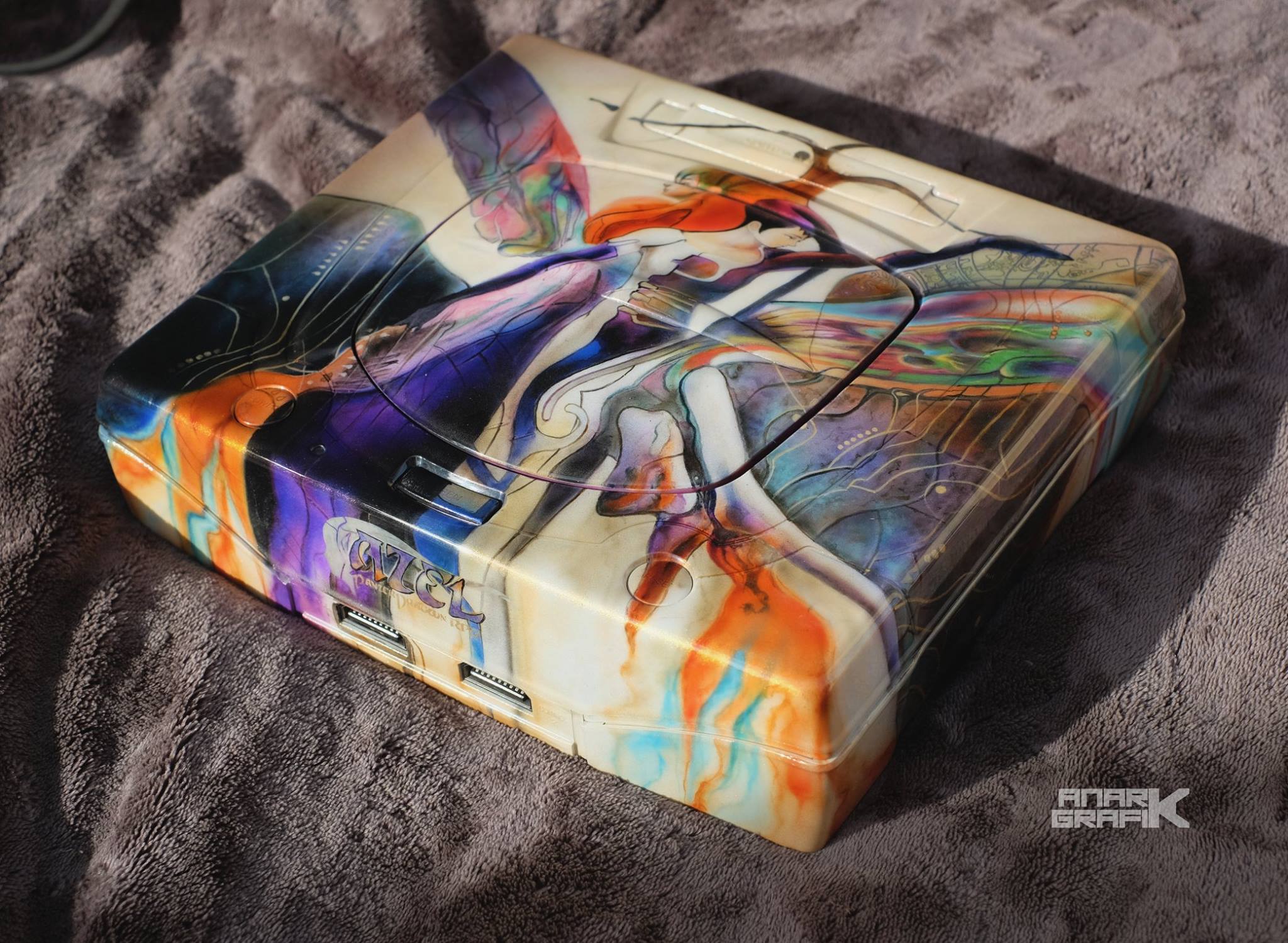 Sega Saturn custom Panzer Dragoon Saga by Anark Grafik - Gangeek Style